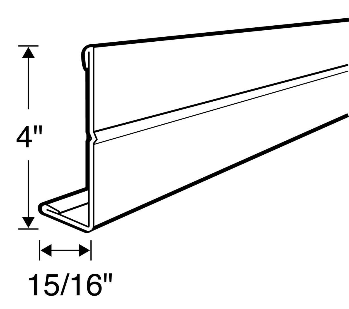 Wood Grain Aluminum Fascia - Various Colors